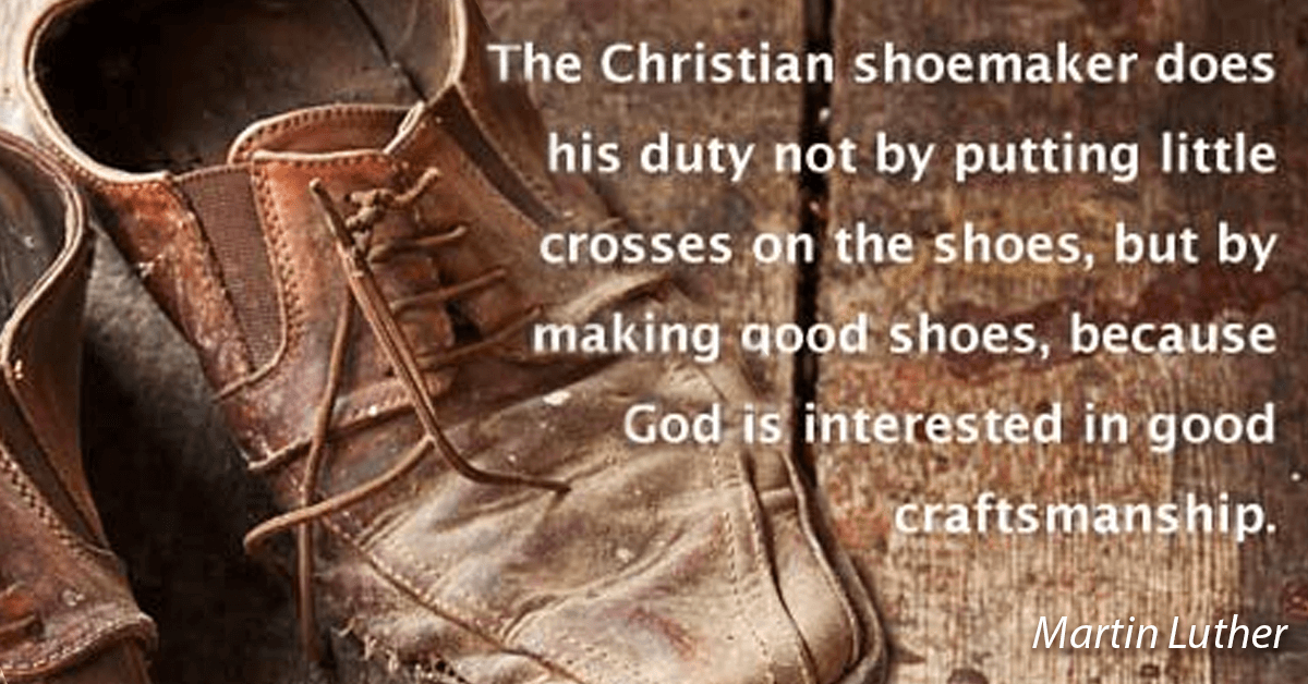 The Christian shoemaker
