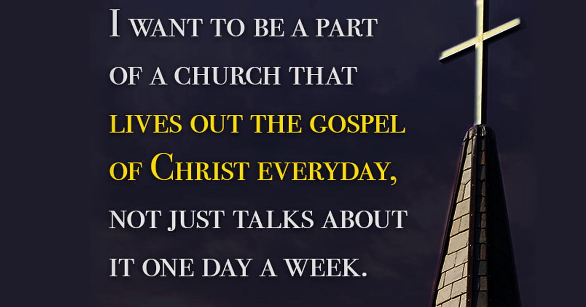 I want to be a part - SermonQuotes
