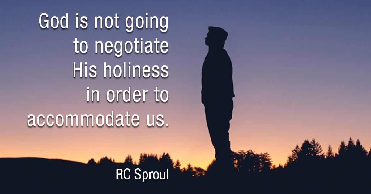 God does not negotiate