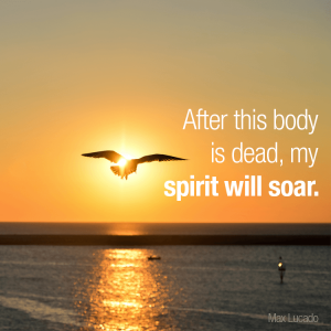 My spirit will soar