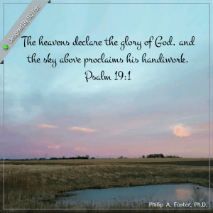 The heavens declare God's glory
