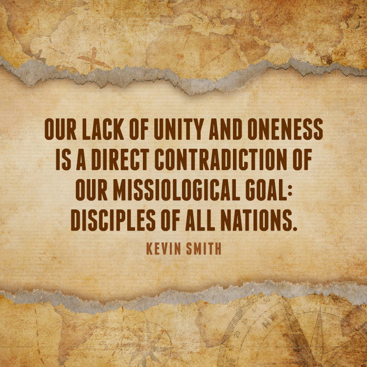 Our lack of unity and oneness is a direct contradiction of our ...