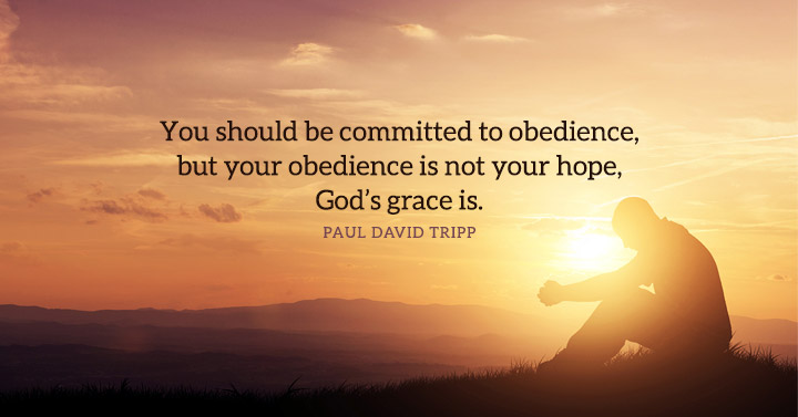You should be committed to obedience, but your obedience is ...
