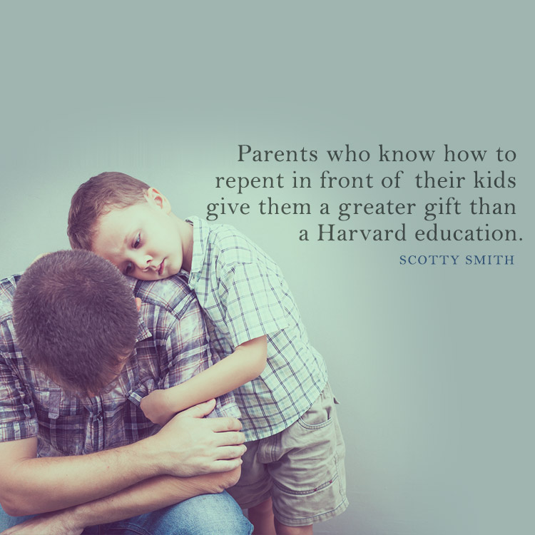 Parents who know how to repent in front of their kids... - SermonQuotes